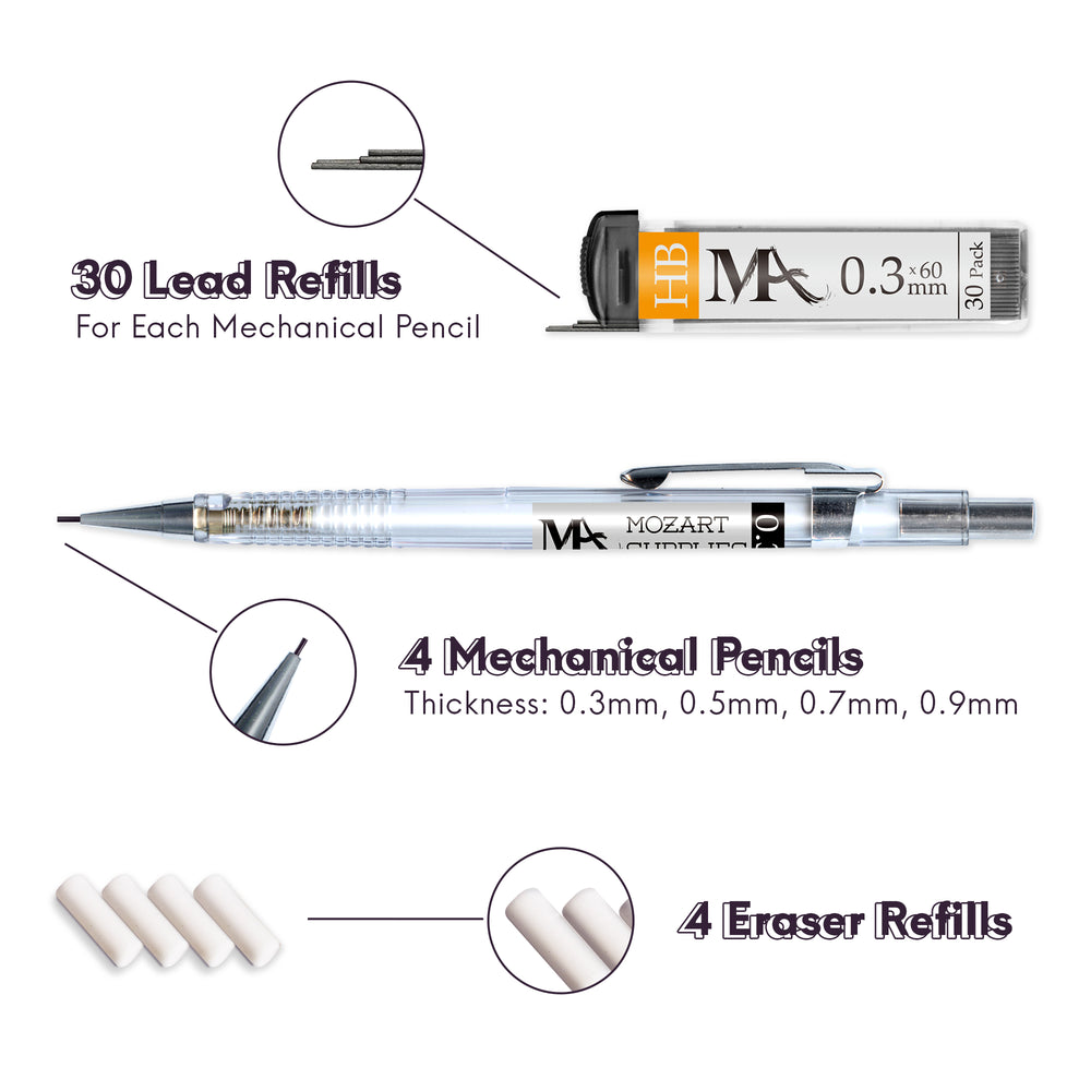 Mechanical Pencil Box Set - MozArt Supplies USA