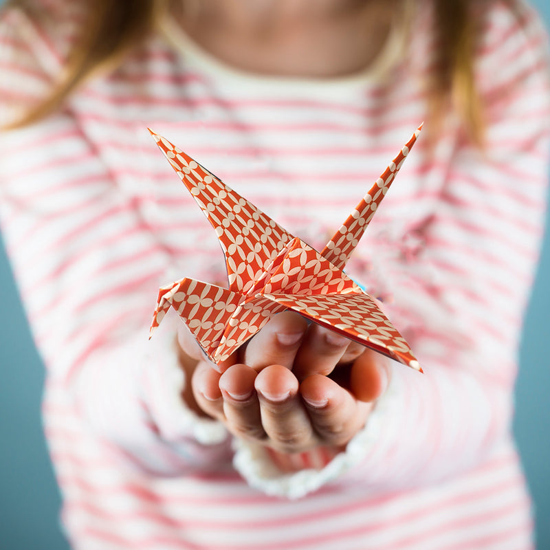 Origami Paper Set - 120 high quality origami sheets with 40 unique and ...